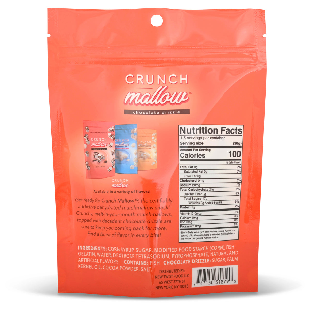 Crunch Mallow Chocolate Drizzle – newtwistfood